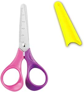 3Pcs Kids Scissors, 13cm Small School Childrens Blunt Tip Kids Scissors ...