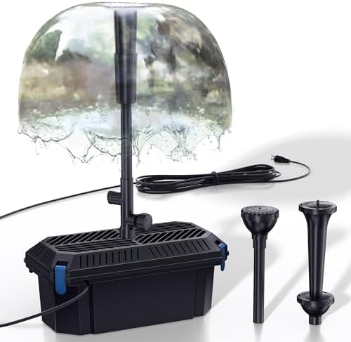 Amazon.com: POPOSOAP Pond Waterfall Box with Pond Filter Kit Built-in ...