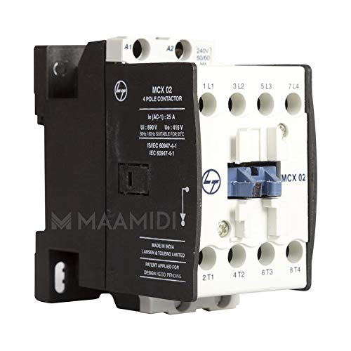 40Amps MCX 04 4Pole Contactor 240V (Catno : CS97012BOOO) : Amazon.in ...