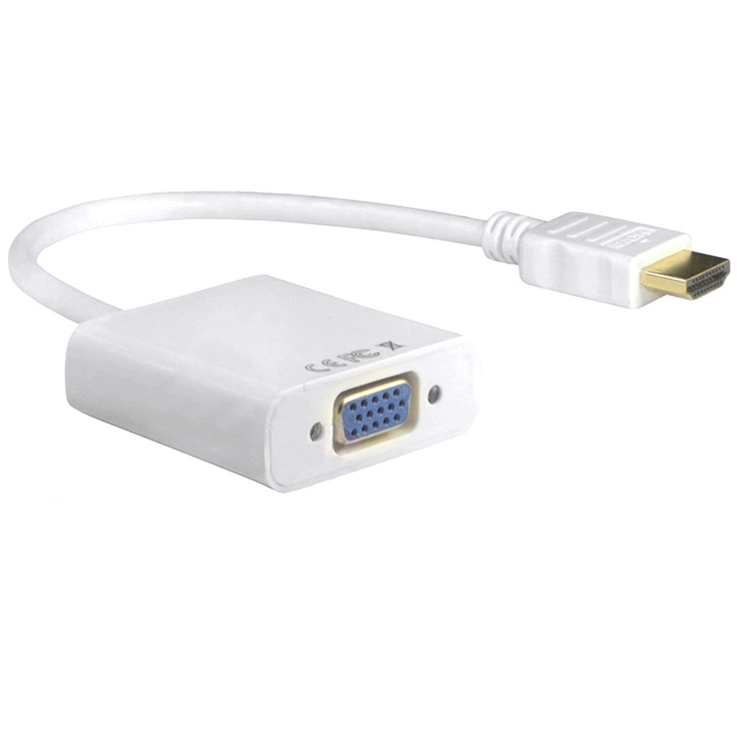 Buy Techline HDMI to VGA Converter Cable, White | 1080 p HDMI Male to ...