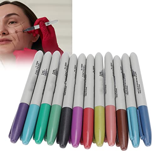 Temporary Tattoo Marking Pen, 12 Colors/Set of Multifunctional Tattoo ...
