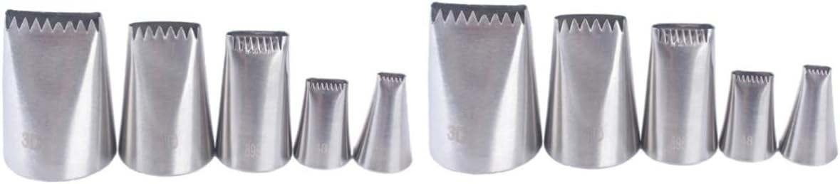 Amazon.com: Pastry Tools 10 Pcs/set Russian Cream Cake Toppers Tips ...