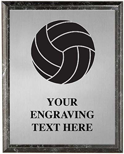 Amazon.com : Crown Awards Volleyball Plaques, Personalized Volleyball ...