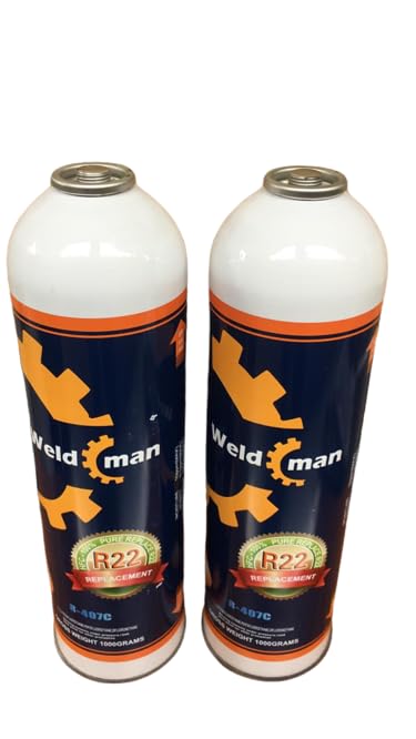 Buy WELDMAN R22/407C AC Gas can Gross Wt 1000 gm Net Weight 800gm ...
