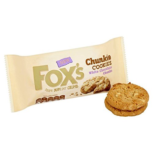 Amazon.com: Fox's White Choc Chunkie Cookie - 180g (0.4lbs) : Grocery ...