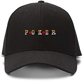 Custom Baseball Cap Poker Game A Embroidery Poker Acrylic Dad Hats for ...