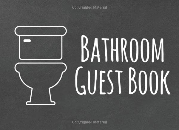 Bathroom Guest Book: Humorous Bathroom Guestbook | Perfect House ...