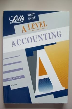 A-level Study Guide Accounting (Letts Educational A-level Study Guides ...