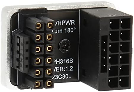 Amazon.com: Yunseity GPU PCIe5.0 16 Pin Connector, ATX3.0 180 Degree ...