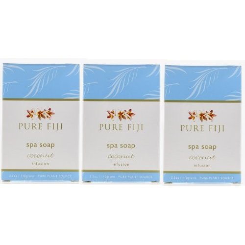 Buy Pure Fiji Spa Soap - Lot of 3, Coconut Infusion Online at Low ...