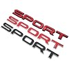 VISIYUBL Car Styling Metal SPORT Letters Logo Emblem Car Rear Trunk ...