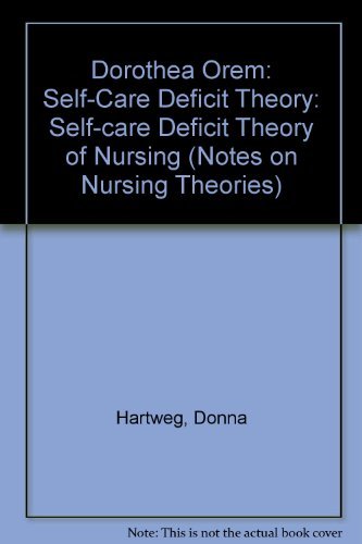Dorothea Orem: Self-Care Deficit Theory (Notes on Nursing Theories ...