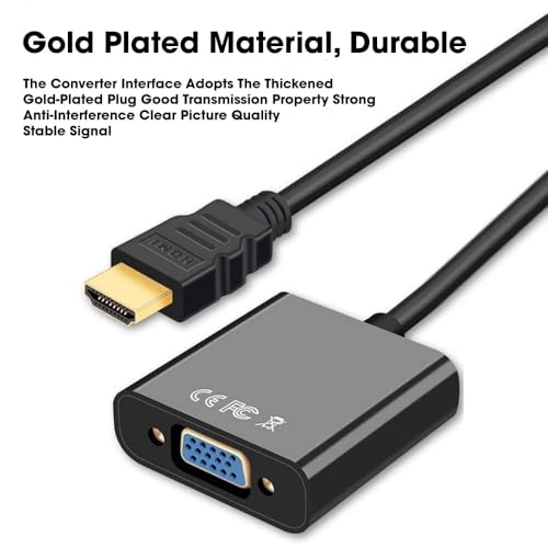 Sounce HDMI to VGA Gold Plated High-Speed 1080P Active HDTV HDMI to VGA ...