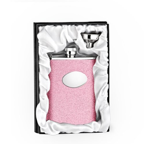 Buy Pink Glitter Flask in Gift Box w/ Funnel Online at Low Prices in ...