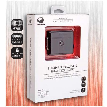 Joytech Tri-Link 3-Port HDMI Switch with Remote (3-to-1) (switch ...