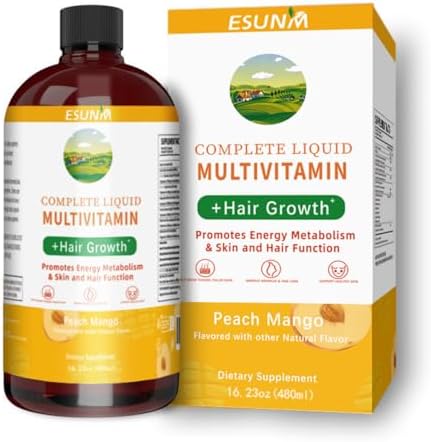 Amazon.com: Complete Liquid Multivitamin + Hair Growth, Promotes Energy ...
