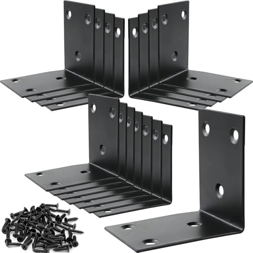 Amazon.com: WYIPOLZI 16 Pack 2.5"x2.5" L Brackets Heavy Duty 90 Degree ...