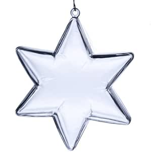 Amazon.com: Clear Splittable Star Bauble - 100mm