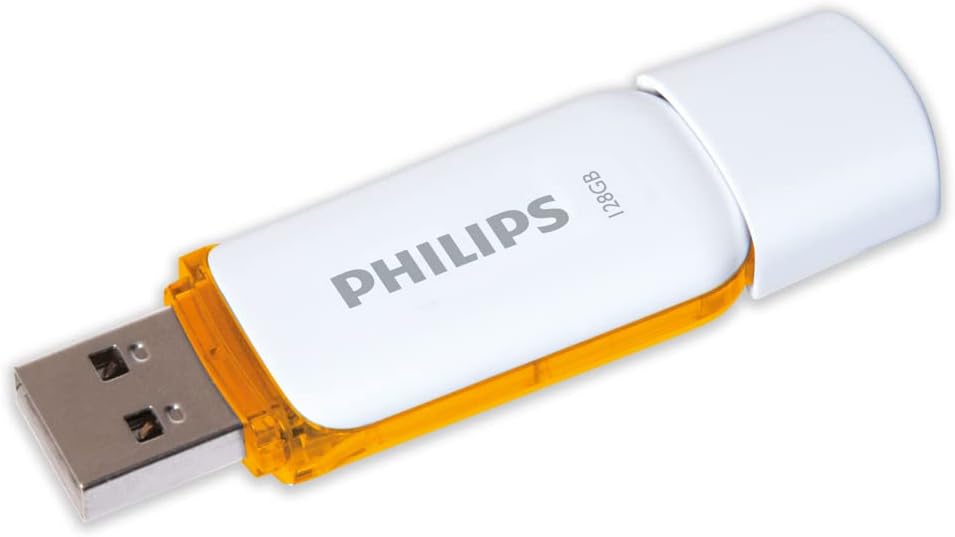 Philips Pendrive USB 2.0 128 GB - Snow Edition (Orange) : Amazon.co.uk ...
