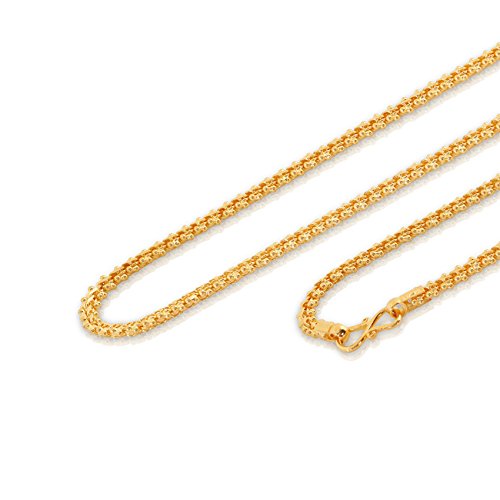 Caratlane 22KT Yellow Gold Chain for Women : Amazon.in: Fashion