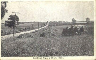 Bogue, Kansas, Postcard at Amazon's Entertainment Collectibles Store