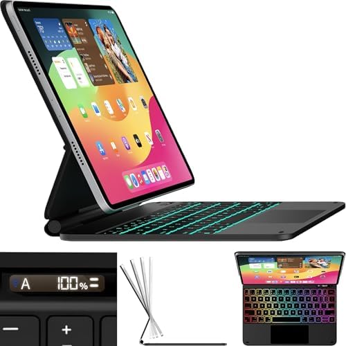 Amazon.com: Logitech Combo Touch iPad Pro 13-inch (M4)(2024) Keyboard ...
