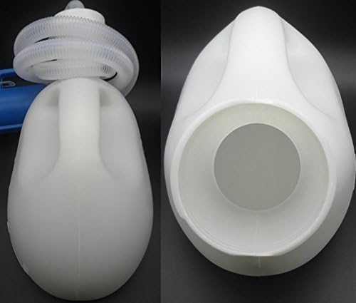 YUMSUM Male Bed Urinal Men’s Potty Pee Bottle Collector 2000MLwith 1.3M ...