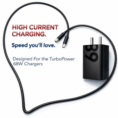 Motorola 68W Type C2C TurboPower Fast Charging Data Cable Compatible ...