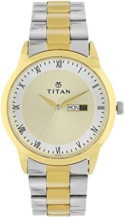 Titan Regalia Premium Green Chrono Stainless Steel Strap Gold Band ...