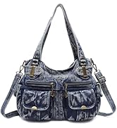 Amazon.com: Angel Kiss Hobo Bags for Women Vegan Leather Shoulder ...