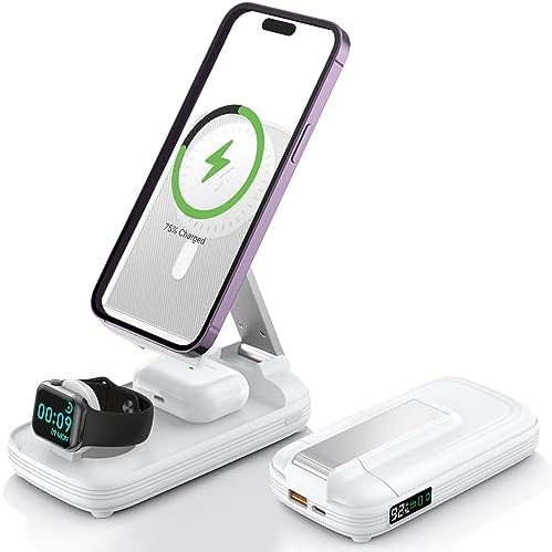 ATEVENSEE BezosMax Charging Station Apple Watch and iPhone Inductive ...