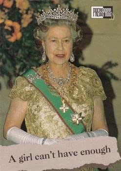 Queen Elizabeth trading card (Royal Family) 1993 Press Pass #35 at ...