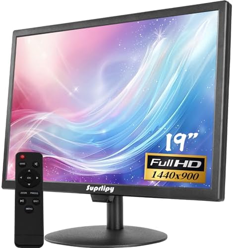 Amazon.com : Suprlipy 19 inch FHD Small IPS Monitor LCD Display Screen ...