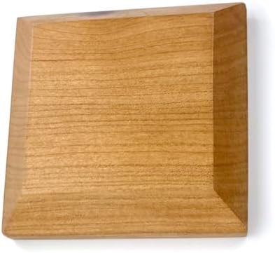 Amazon.com: WIN CHAMP Solid Cherrywood Pedestal, Rectangular Wood ...