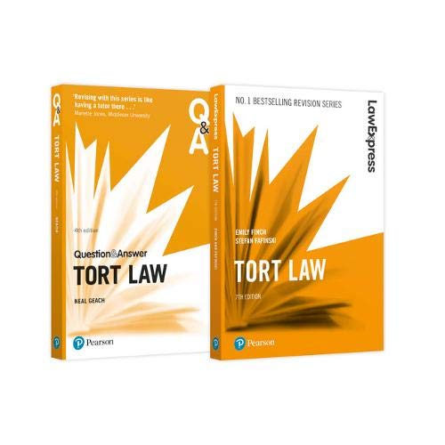 Tort Law Revision Pack 2018: Tort Law Revision Guide and Q&A: Finch ...