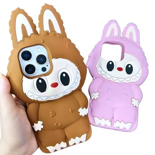 Amazon.com: 3D Bunny phonecase for iPhone 16, Cartoon iPhone 13 pro ...