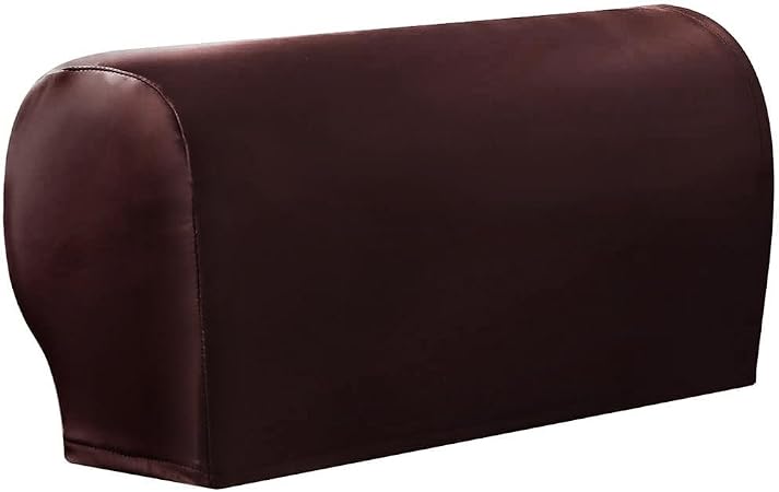 Amazon.com: vctops Waterproof Faux Pu Leather Armrest Covers Vintage ...