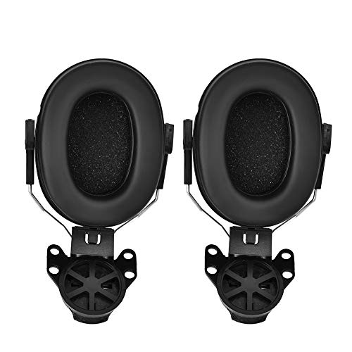 Ear Defenders, Hard Hat Ear Defenders, Earmuff Attachment, Black Foam ...