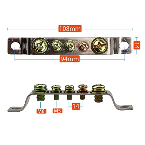 Snapklik.com : ZOOKOTO 5 Positions Terminal Block Connector Bar