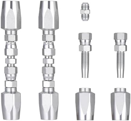 Amazon.com: Hydraulic Hose Repair Kit, 3Pcs - 1/4", 3/8", 1/2" Inner ...
