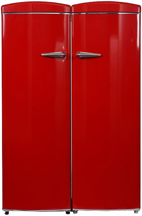 Amazon.com: Conserv 24 inch Frost Free Retro Refrigerator-Freezer Set ...