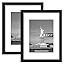 Marcos De Fotos Negros, Para Exhibir Fotos De 6 X 8 Pulgadas (Con ...