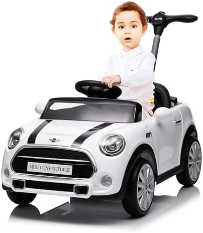 Amazon.com: Voupou Kids Push Car,Ride On Car,Licensed MINI Cooper ...
