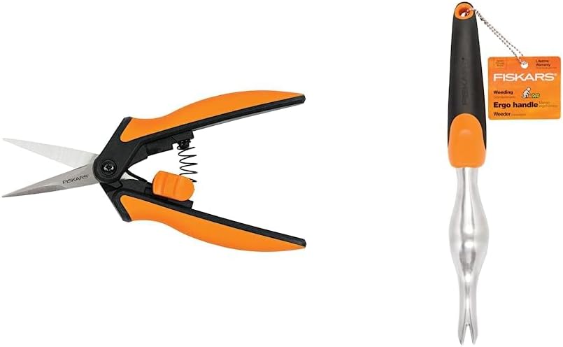 Amazon.com : Fiskars Micro-Tip Pruning Snips - 6'' Garden Shears with ...