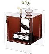 Amazon.com: solaround Acrylic Nightstand Colorful Bedside Table with ...