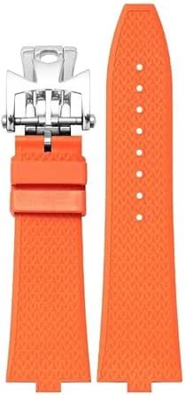 Amazon.com: COEPMG Quick Disassembly Fluororubber Watch Strap for ...