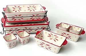 Amazon.com: Temp-tations 20 pc Essentials Baking Set, 2 Casserole ...