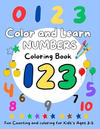 Amazon.com: Color and Learn Numbers Coloring Book: Fun Numbers and ...