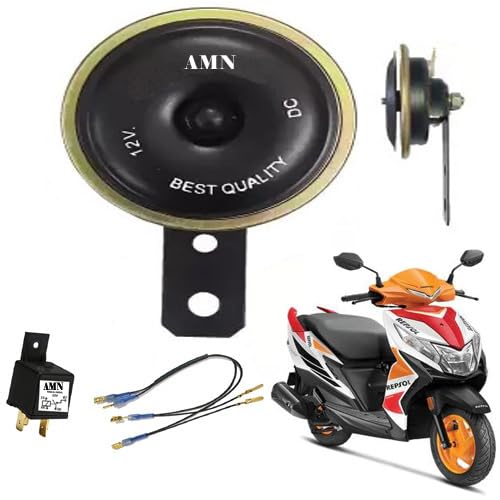 AMN® repsol Scooty Single horn Mutlicolor 12v Single (Horn & Wire ...