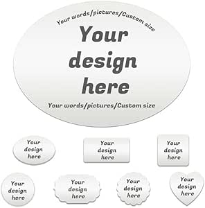 Amazon.com : Stickers Personalized Labels for Business Logo ...